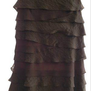 S.L. Fashions | Dresses | Sl Fashion Stone Colored Jeweled Ruffle ...